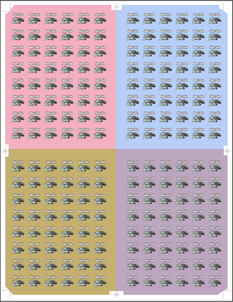 Counter Sheet (Matte Board Base) - Double Sided – Custom Game Bits